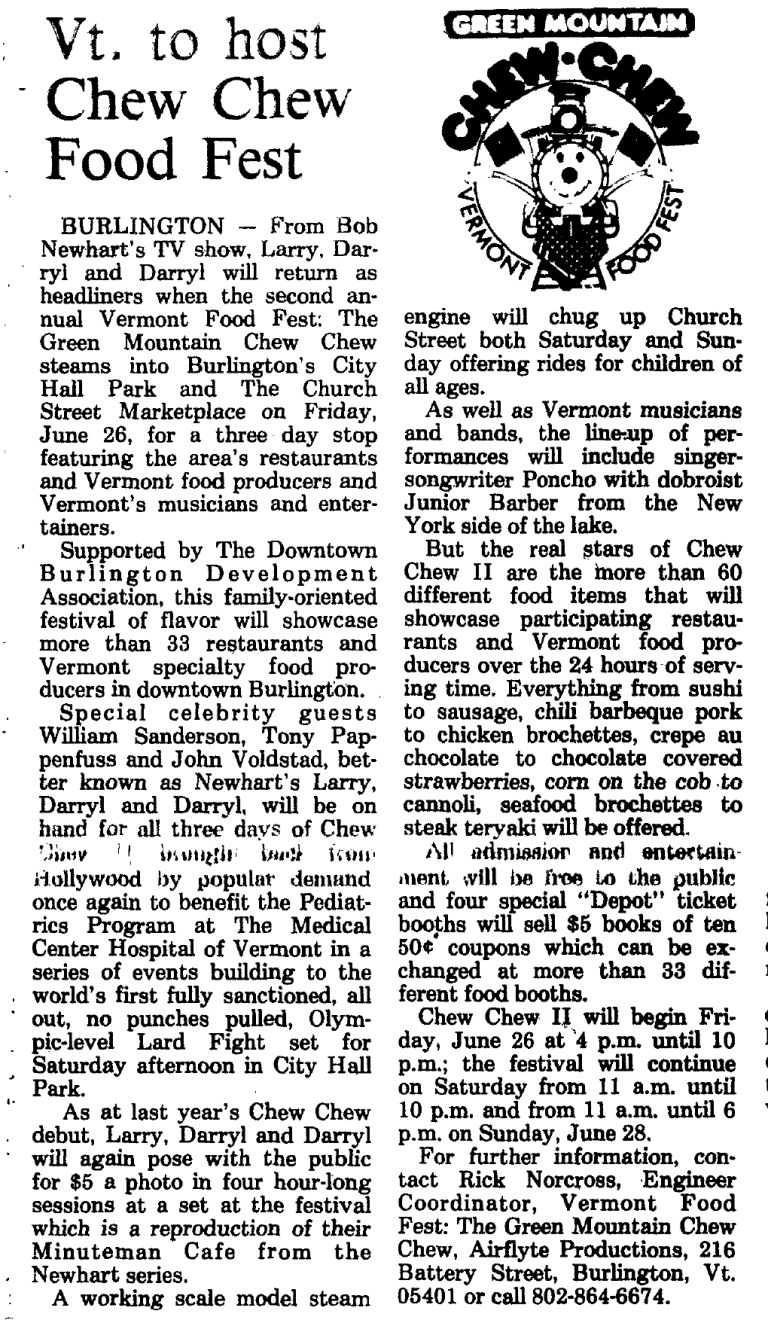 Vermont, the Backdrop for Bob Newhart's 80s CBS TV Comedy - Vermont's ...